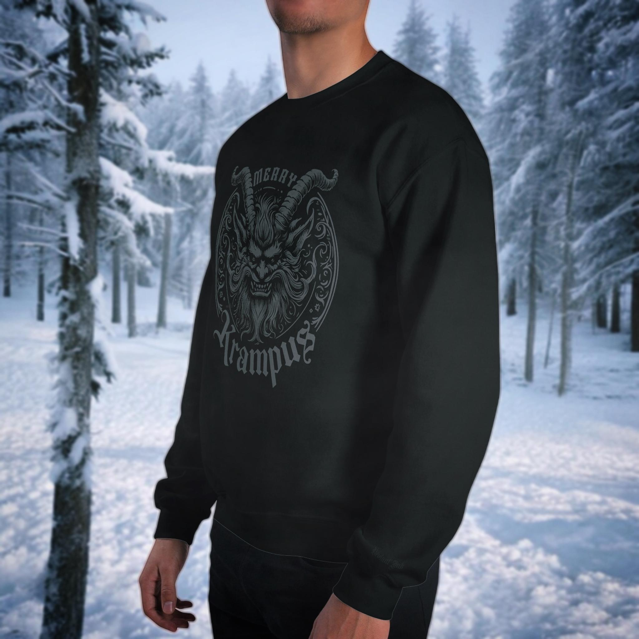 Merry Krampus Sweatshirt: Unisex Gothic Horror Christmas Jumper - Etsy