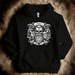 Black Viking Hoodie / Ragnar Feasting in Valhalla / Snakes and Skulls ...