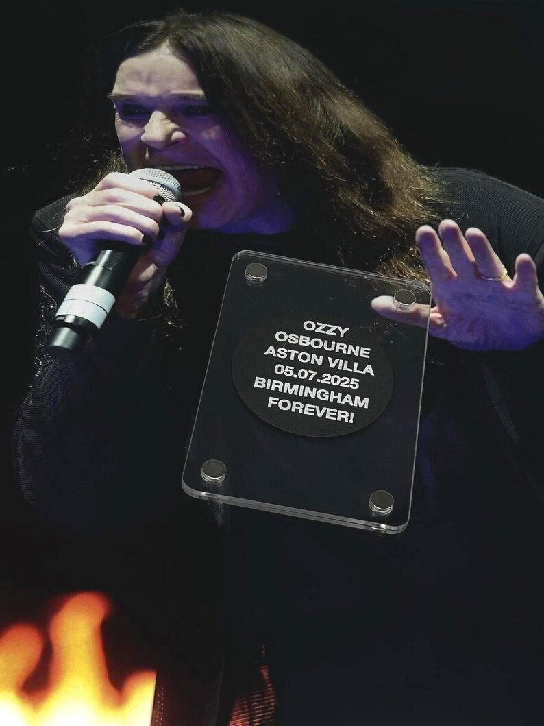 Ozzy Osbourne Farewell Gig Confetti · Authentic Stage Used Memorabilia ...