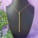 Adjustable Gold Necklace, Stainless Steel, Round Chain. Minimalist ...