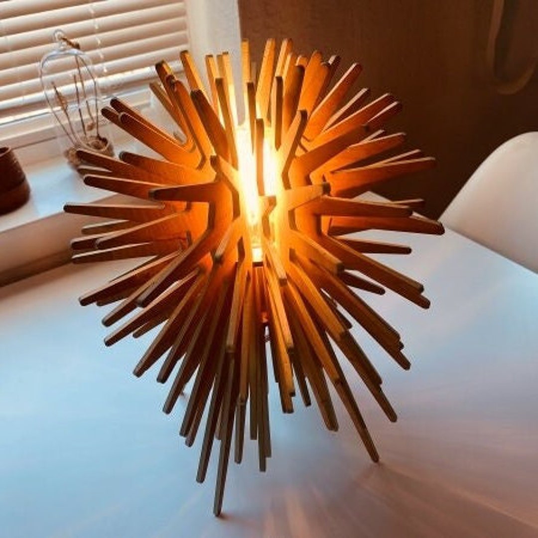 Desert Lamp Laser Cut Aesthetic Table Lamp and Pendant Cozy Bedroom ...