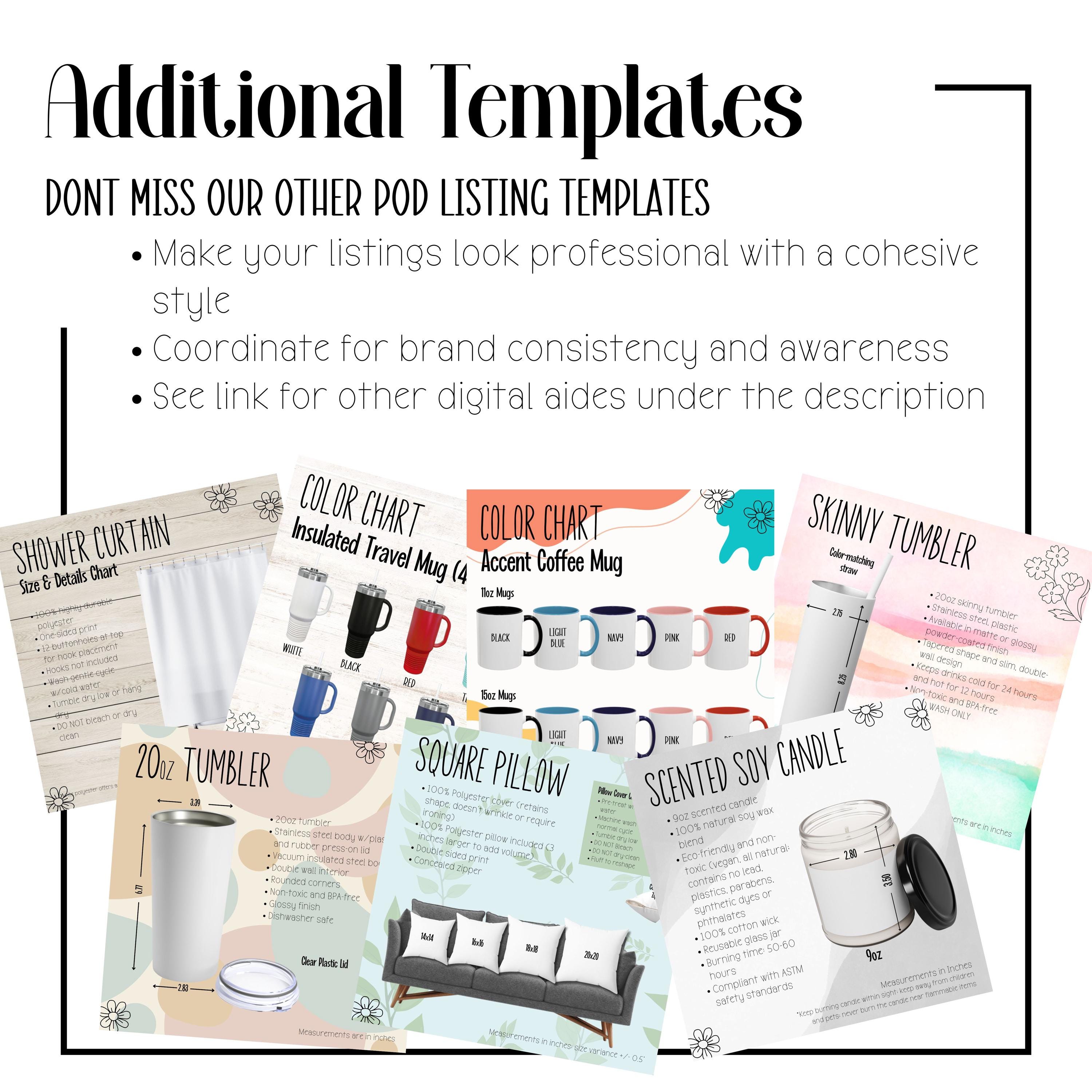 Accent Coffee Mug Color Chart | Showcase the Various Product Options ...