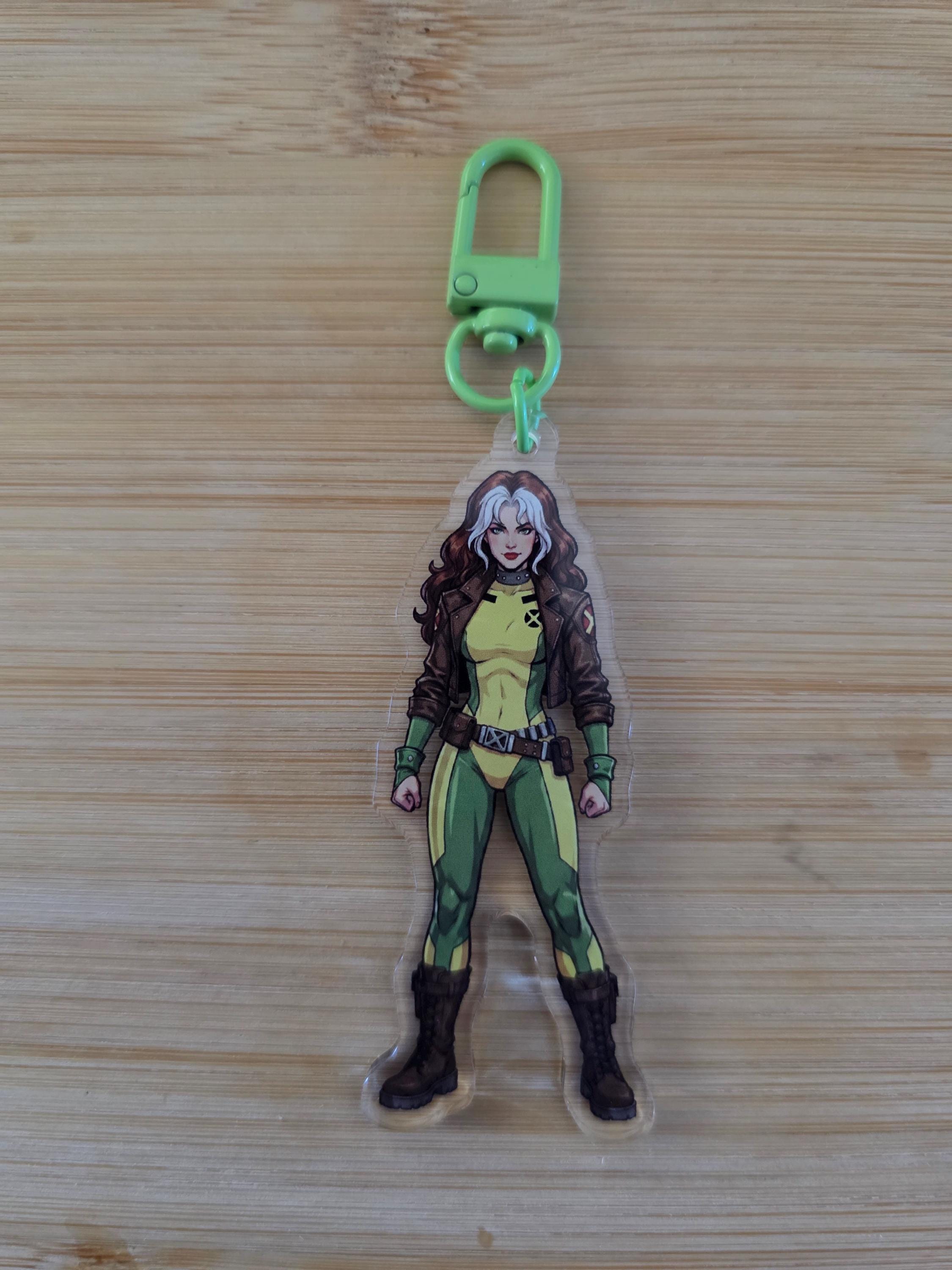 Gambit and Rogue Acrylic Keychain | X-men Fan Art Charm | Marvel Rivals ...