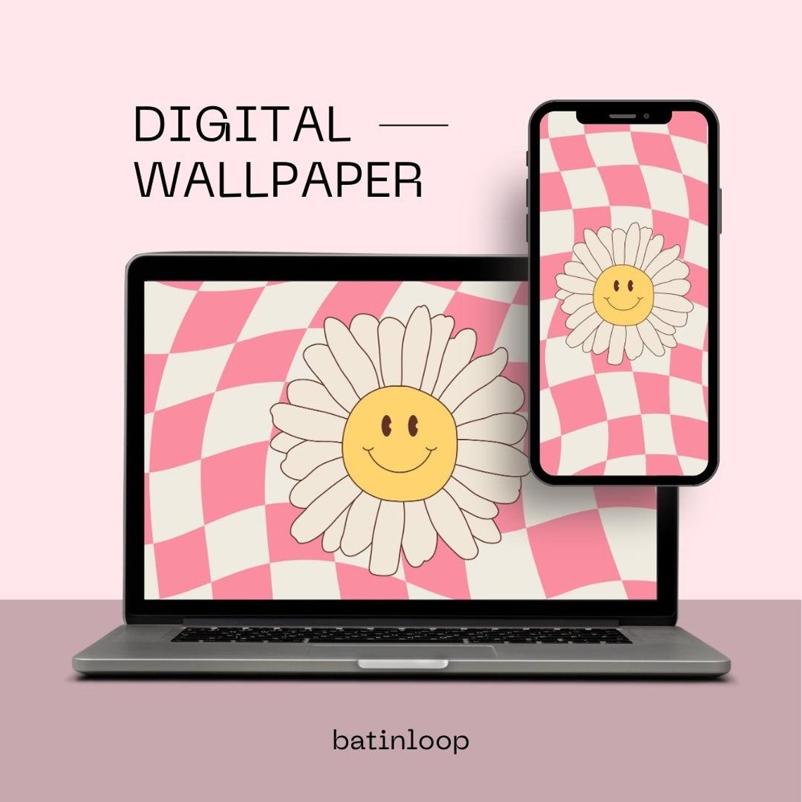 Smiley Face Aesthetic Phone and Laptop Wallpaper | Smiley Face Desktop ...