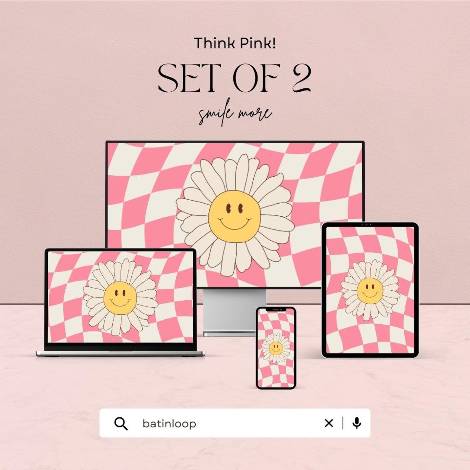 Smiley Face Aesthetic Phone and Laptop Wallpaper | Smiley Face Desktop ...