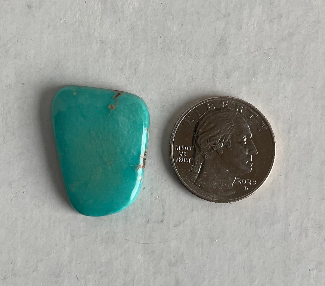 Beautiful Blue Turquoise Free Form Cabochon 25 Carats 27x21x4 - Etsy