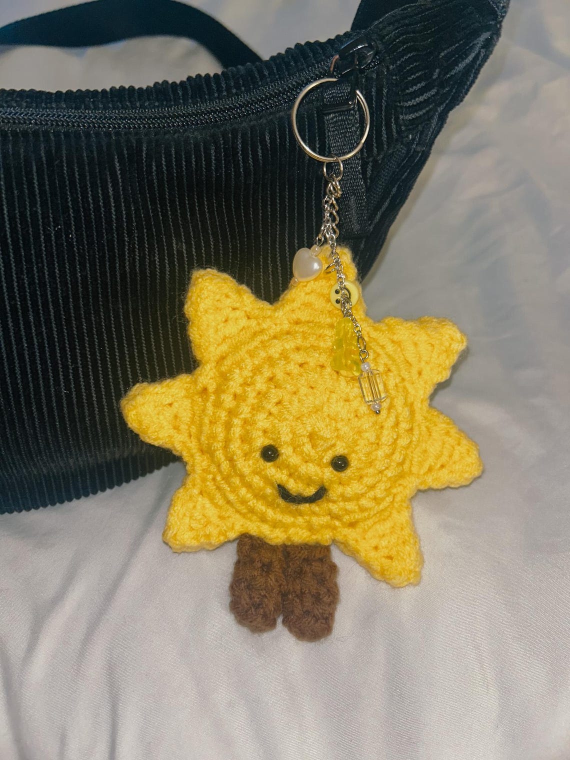 Crochet Jellycat-inspired Amusable Sun Buddy Plushy Keychain Bag Charm ...