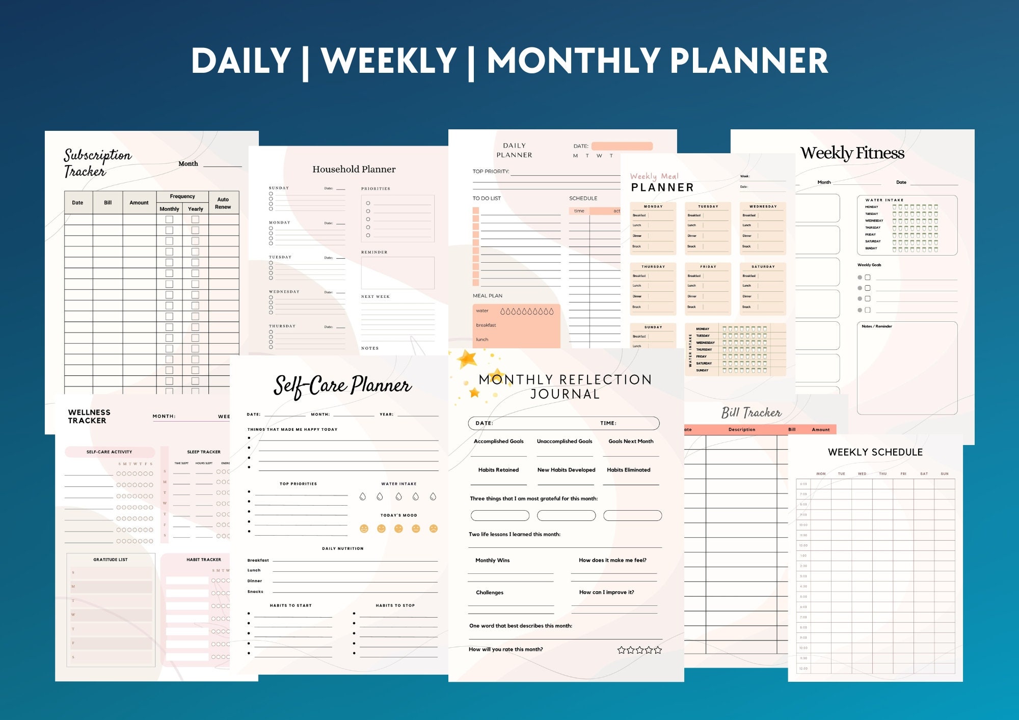 Debt Free Planner Easy Savings Tracker Debt Snowball Saving Debt ...