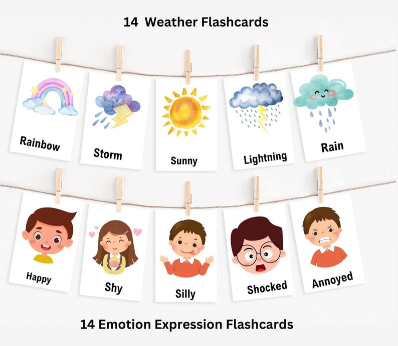 Flashcards Bundle , Montessori Flash Cards , Educational Flashcards ...
