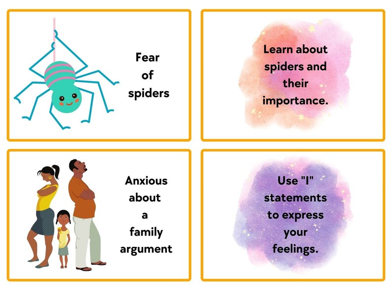 Calming Corner Cards | Anxiety Cards for Kids | Anxiety Flash Cards ...