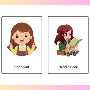 Kids Emotions Flashcards | Calming Corner Flashcards | Large Montessori ...