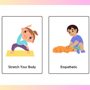 Kids Emotions Flashcards | Calming Corner Flashcards | Large Montessori ...