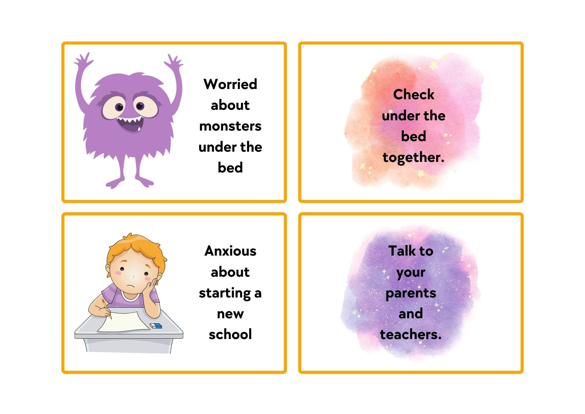 Anxiety Cards | Mindfulness Cards | Anxiety Flashcards | Coping ...