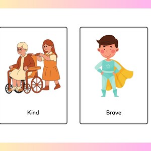 Kids Emotions Flashcards | Calming Corner Flashcards | Large Montessori ...