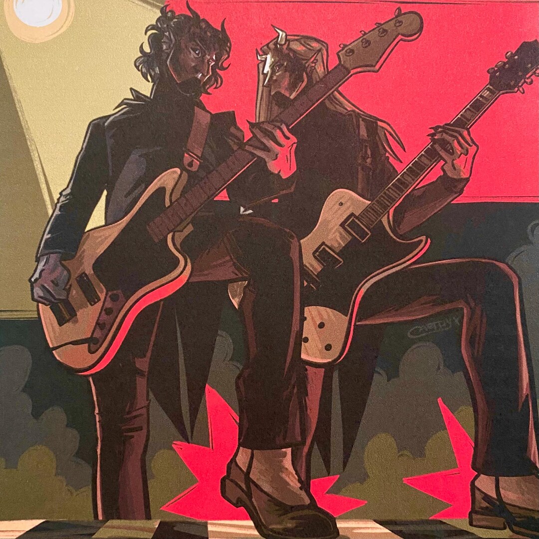 Year Zero Rain and Dewdrop Ghost Band Print - Etsy