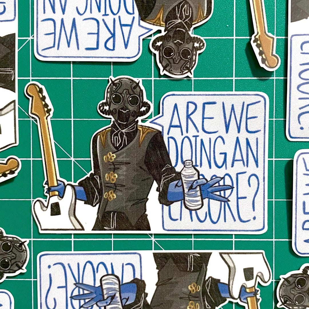 Rain Nameless Ghoul Ghost Band Movie Sticker - Etsy