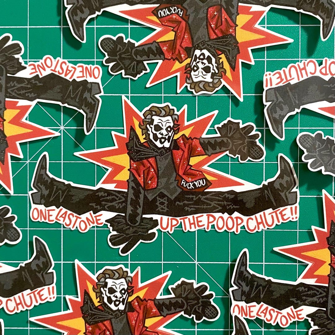 Papa Emeritus IV Cardinal Copia Square Hammer Ghost Movie Sticker - Etsy