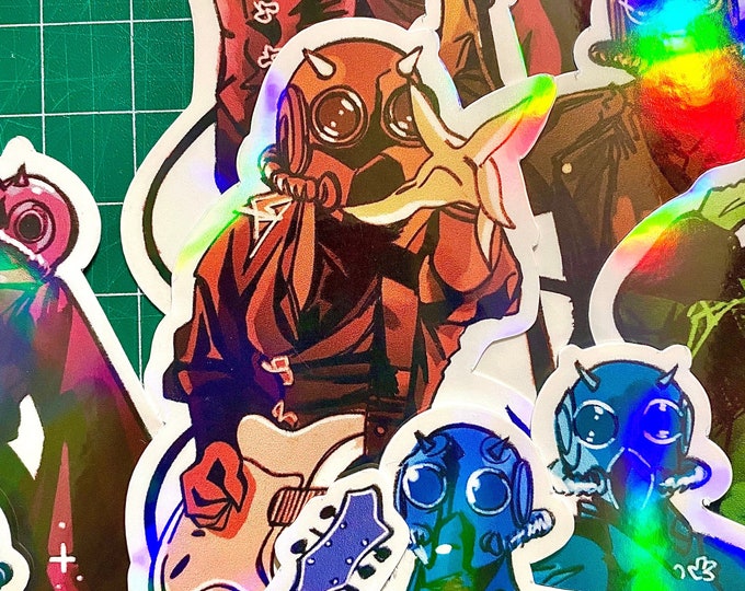 Aether Nameless Ghoul Ghost Band Stickers - Etsy