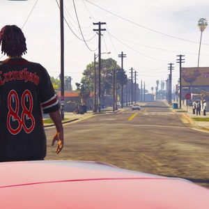 GTA V Clothing Red and Black Custom Jersey Fivem Ready Male & Female ...