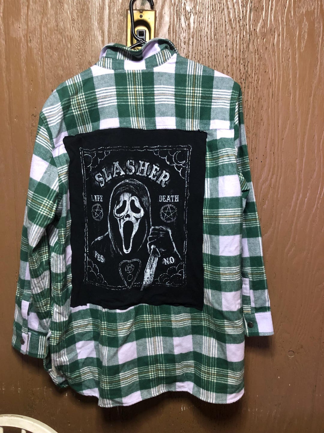 Ghost Face Ghostface Shirt Flannel Size XL - Etsy