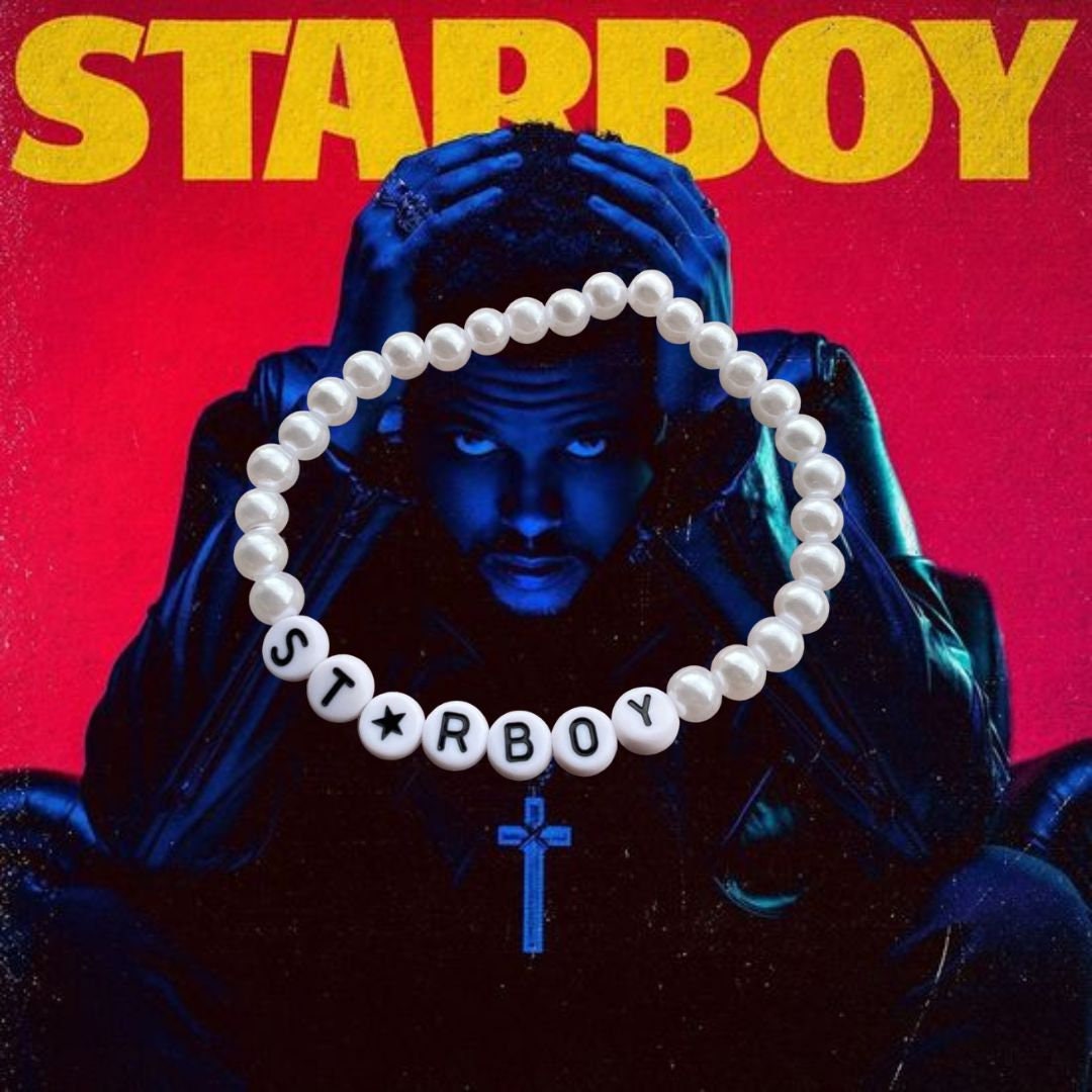 Starboy Bracelet the Weeknd Bracelet Handmade Jewellery - Etsy