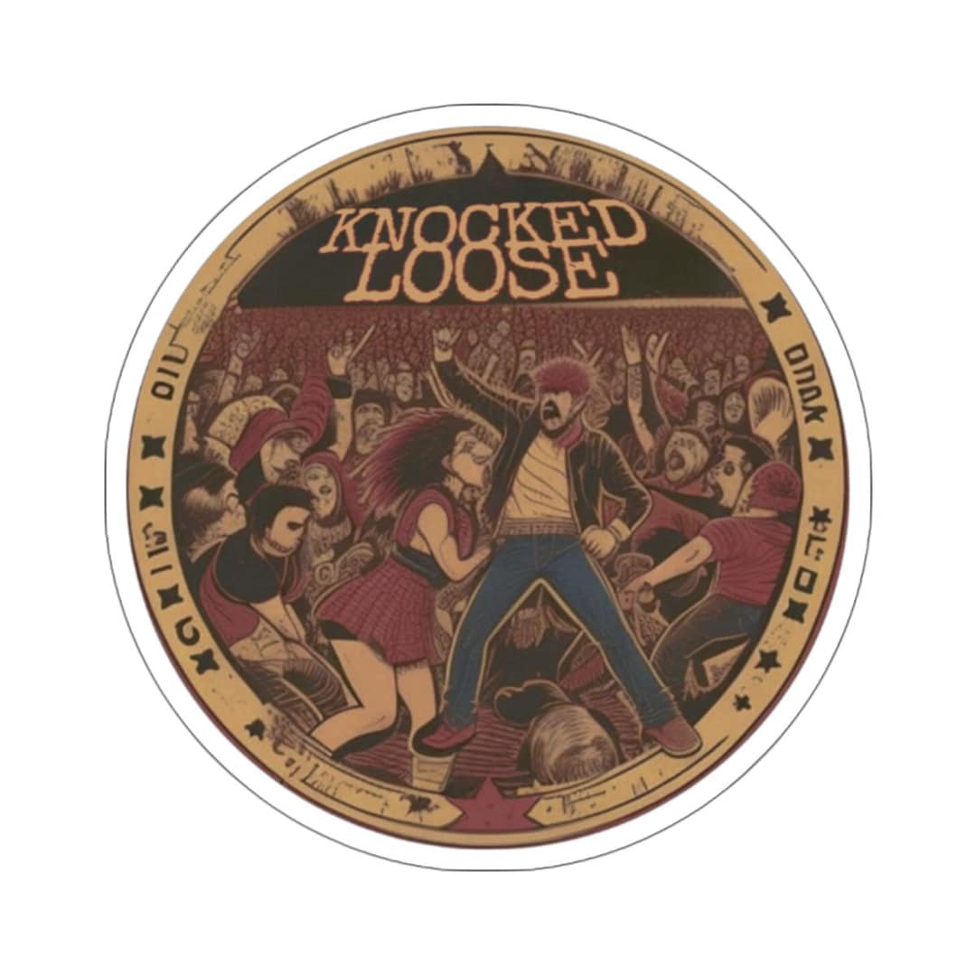Knocked Loose - Band Merch - Kiss-cut Stickers - Etsy