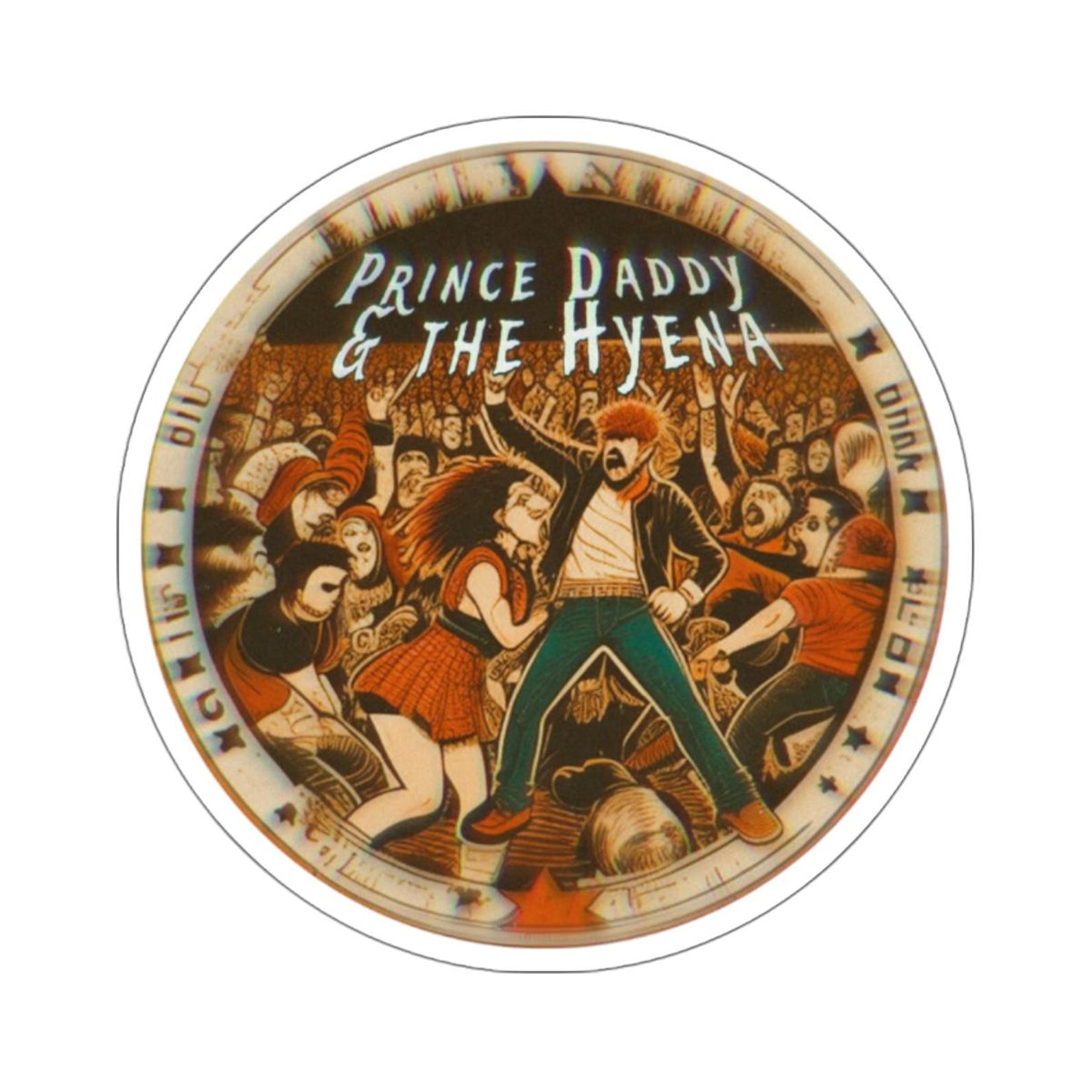 Prince Daddy & the Hyena - Band Merch - Kiss-cut Stickers - Etsy