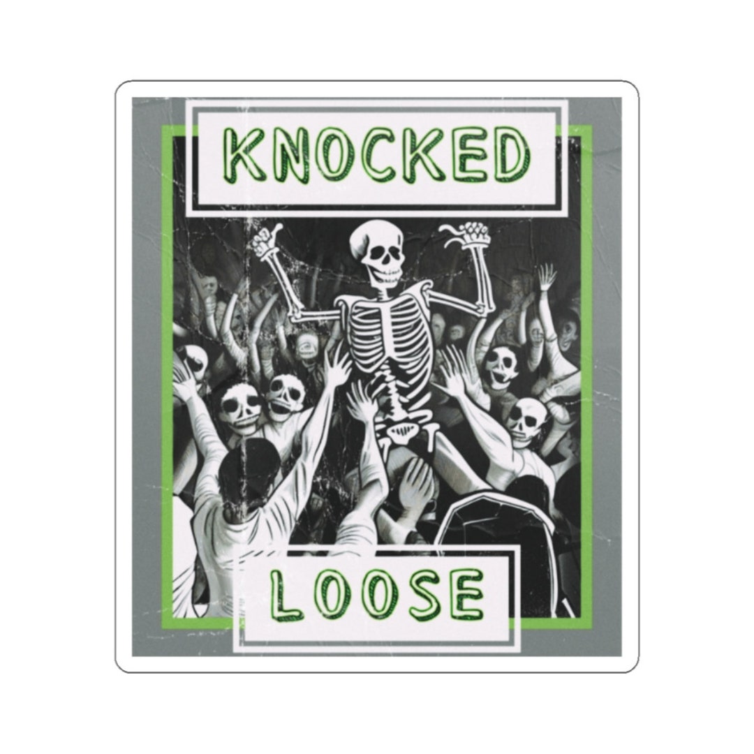 Knocked Loose - Band Merch - Kiss-cut Stickers - Etsy