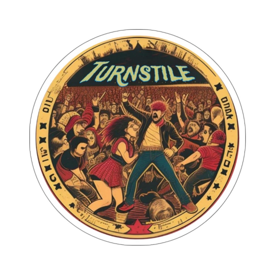 Turnstile - Band Merch - Kiss-cut Stickers - Etsy