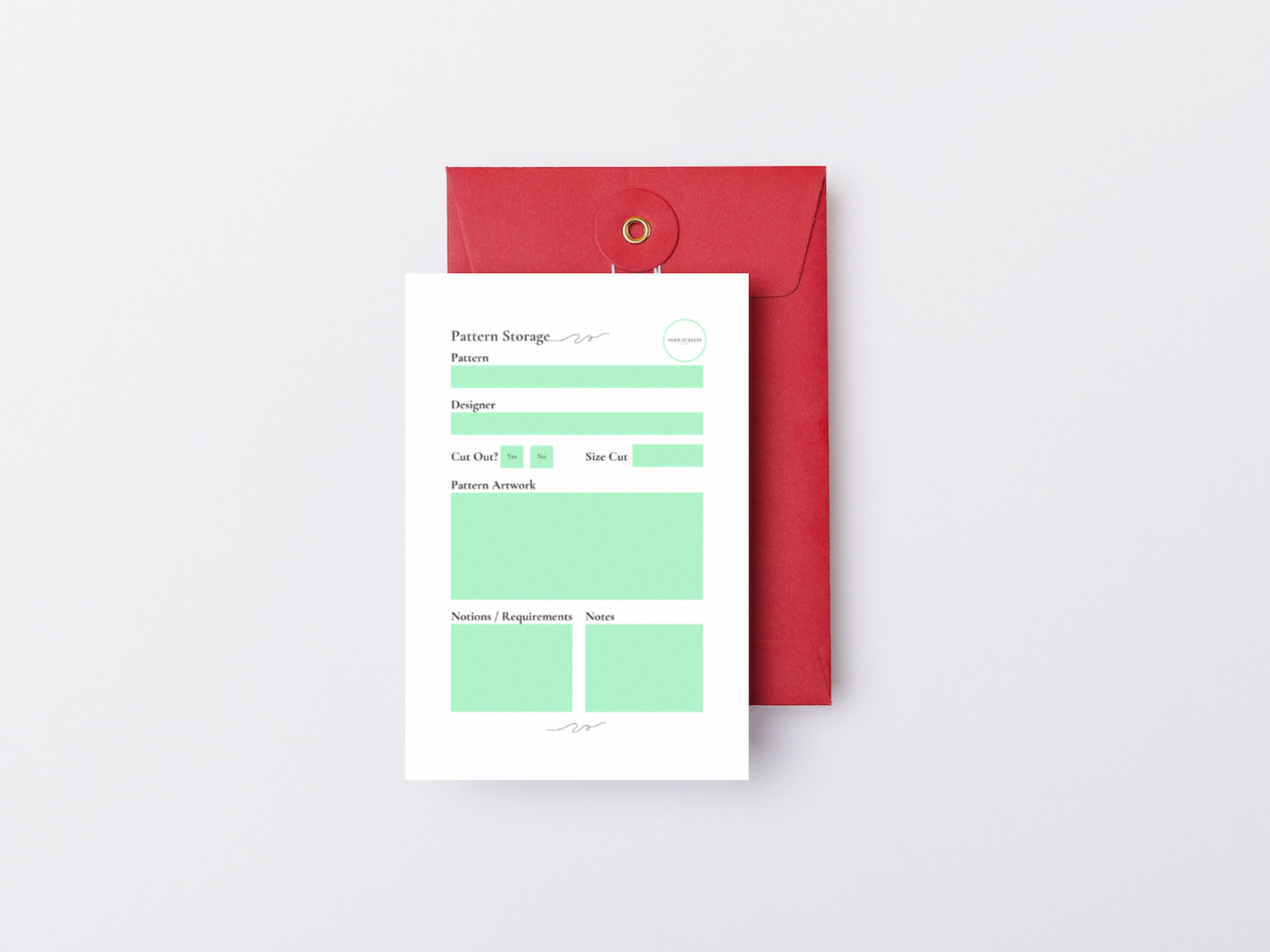 Sewing Pattern Envelope Storage Ideas Sewing Pattern Organiser Store ...
