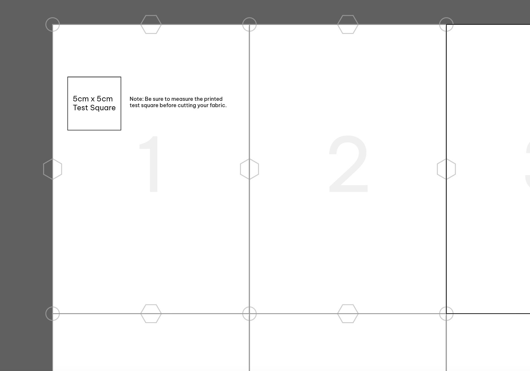 A4 Sewing Pattern Layout Templates Adobe Illustrator Page Layout for ...