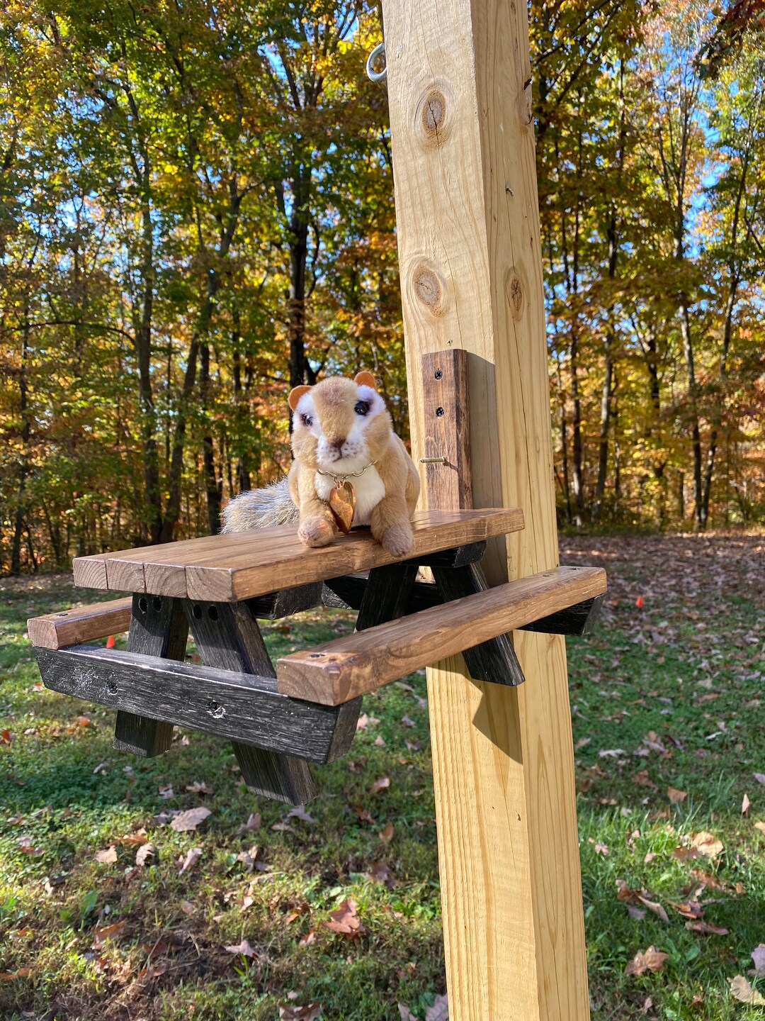Squirrel/bird Feeder Table, Kids Play Table, Hand Crafted, Table Only ...