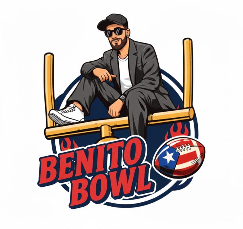 Benito Bowl 2026 PNG | Retro Halftime Show Graphic | Viral Concert ...