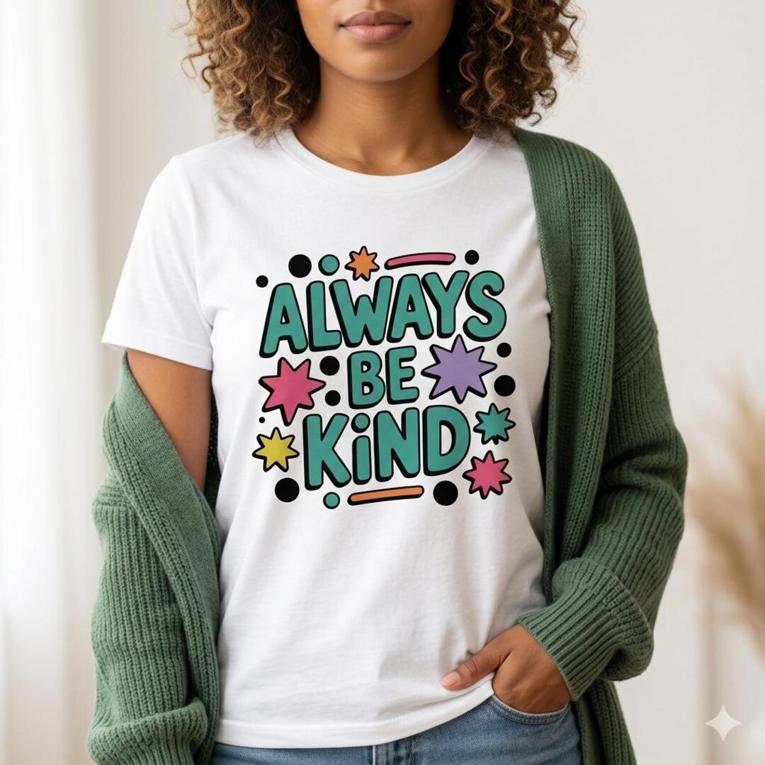 Always Be Kind PNG | Kindness Quote PNG | Trendy Preppy Girly Doodle ...