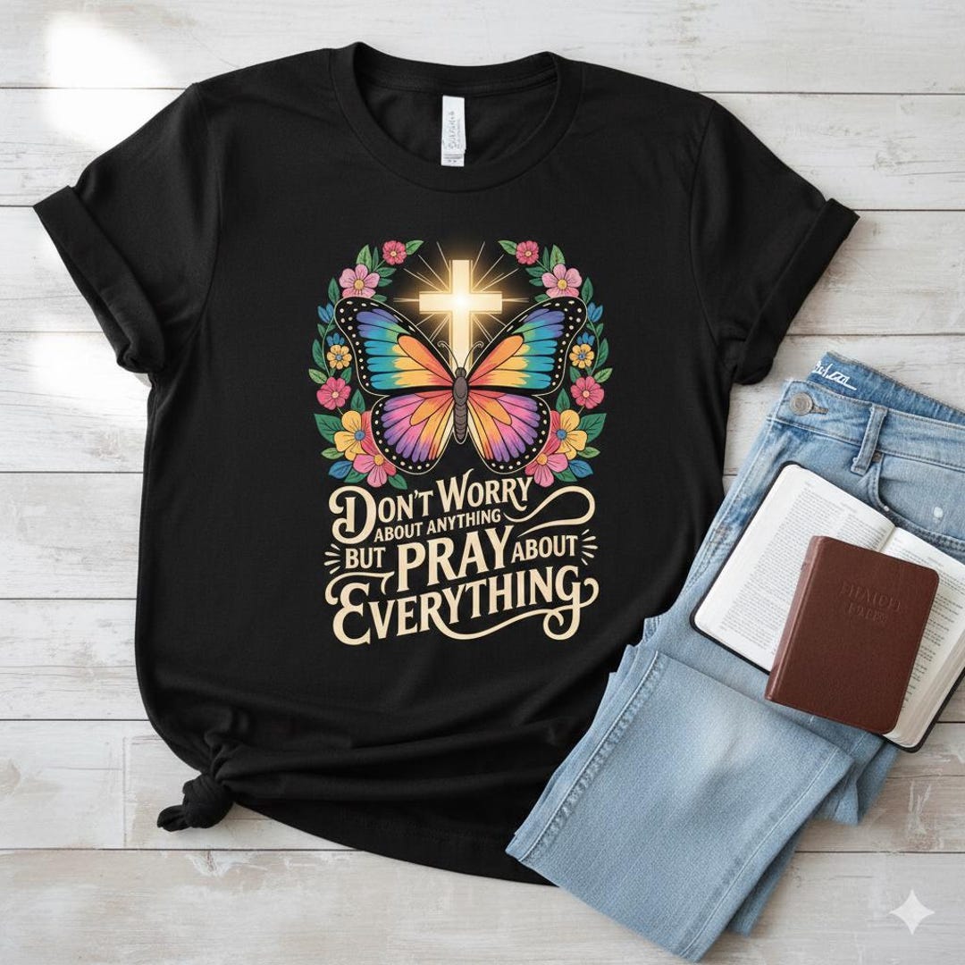 Watercolor Butterfly Cross SVG, Floral Christian Design (digital ...