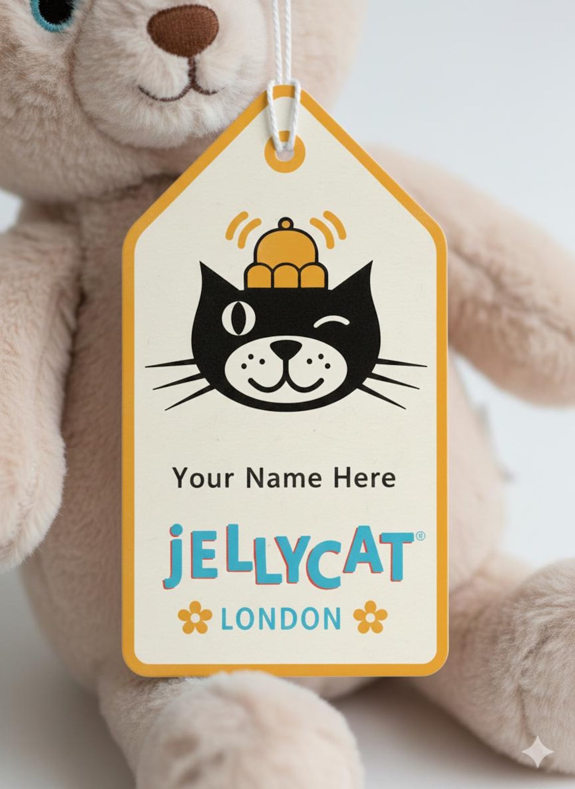 Custom Jellycat Tag PNG Bundle | Editable Baby Shower, Birthday, Gift ...