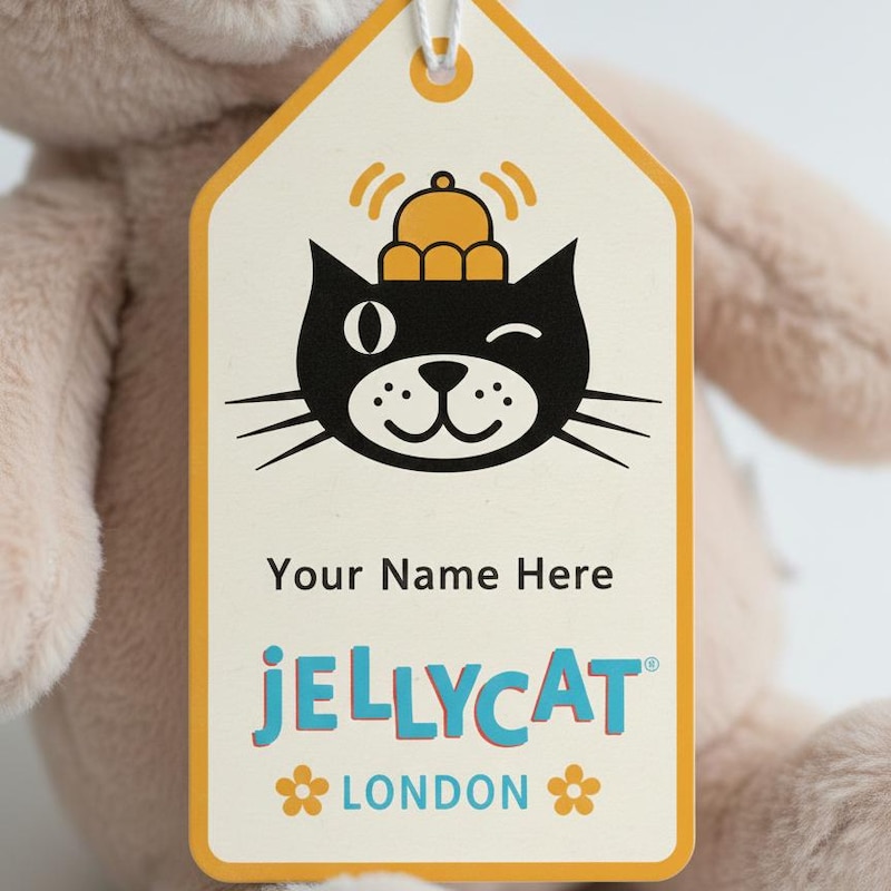 Personalised Jellycat Label - Etsy UK