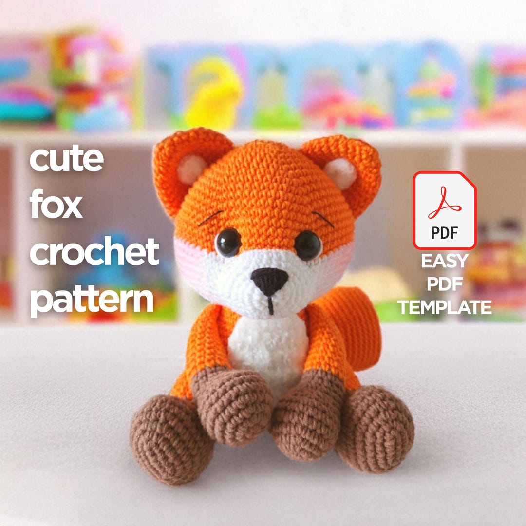 Fox Amigurumi Crochet Pattern / Fox Crochet Pattern / Handmade ...