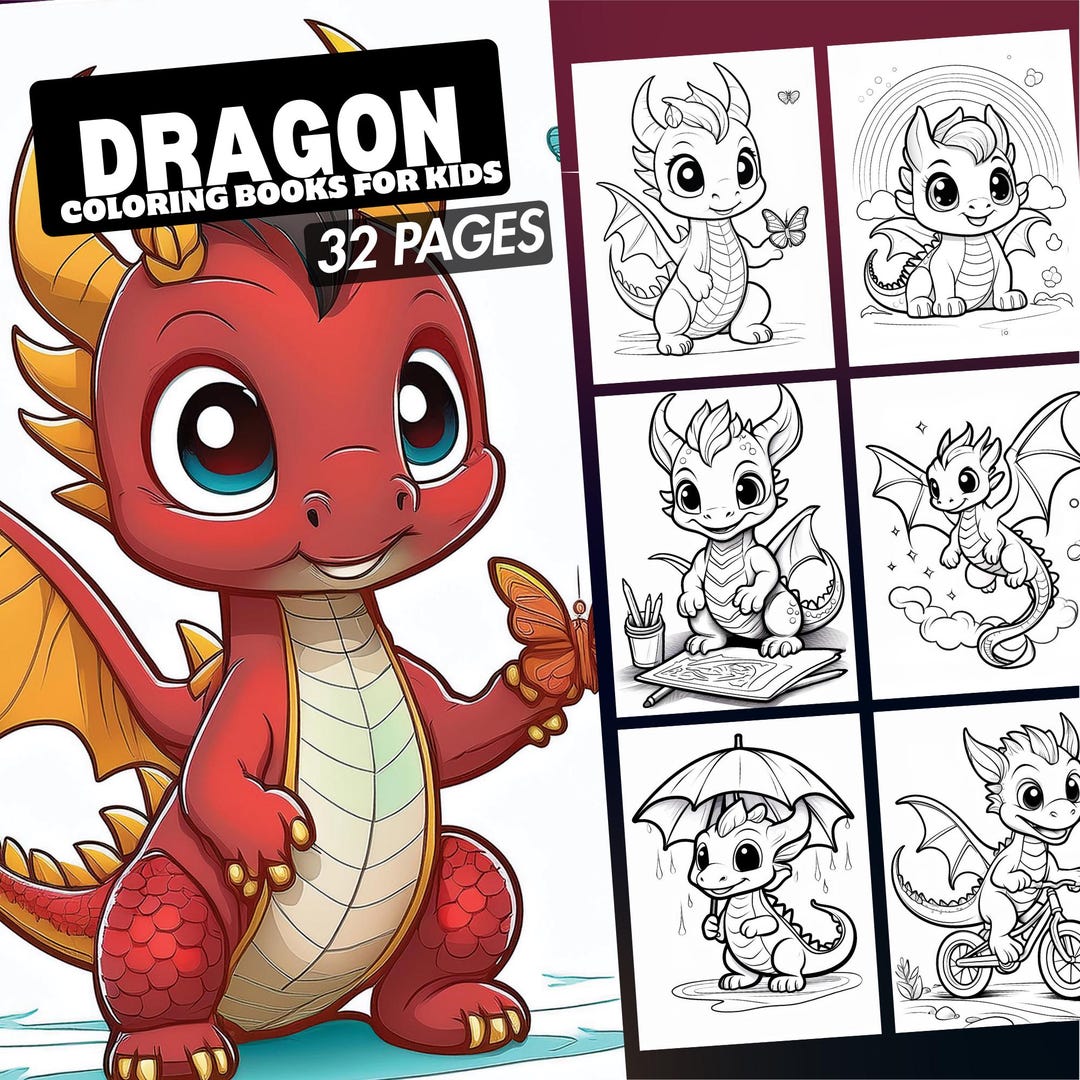 32 Cute Dragon Coloring, Dragons Coloring, Dragon Coloring, Boys ...