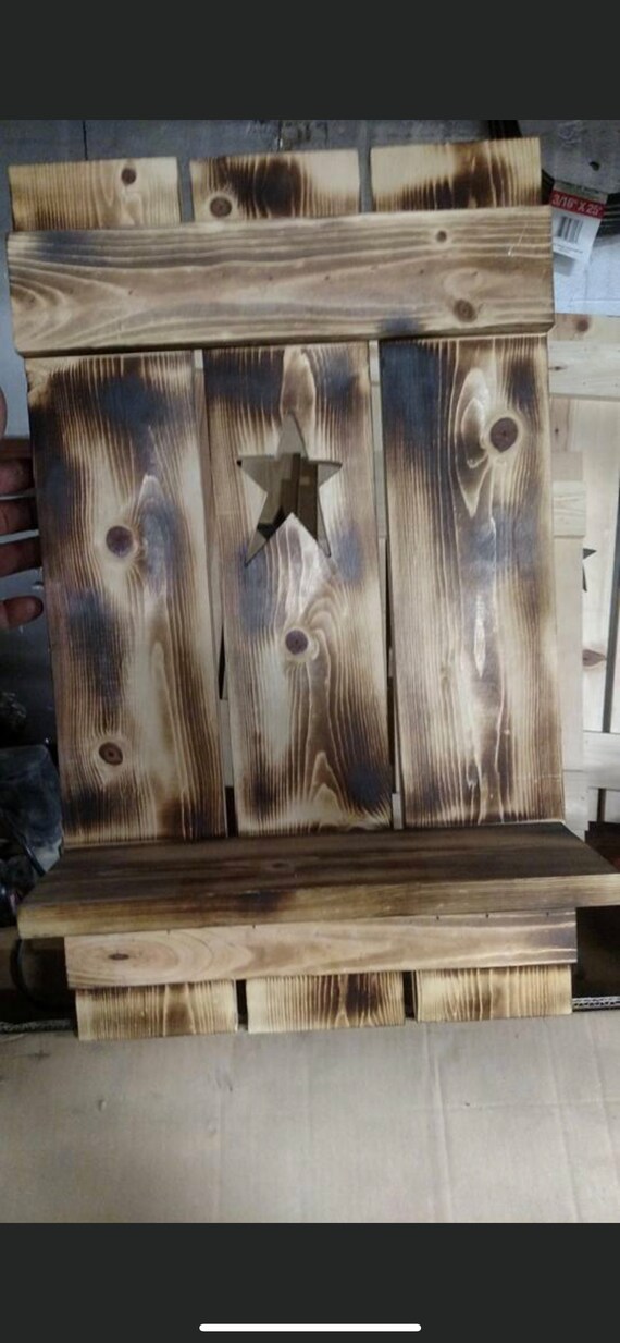 Wood star shelf