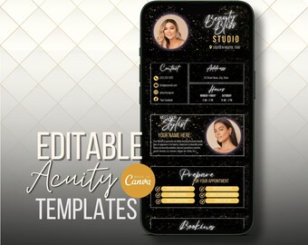 ACUITY SITE DESIGN Acuity Theme Pre-made Website Template - Etsy