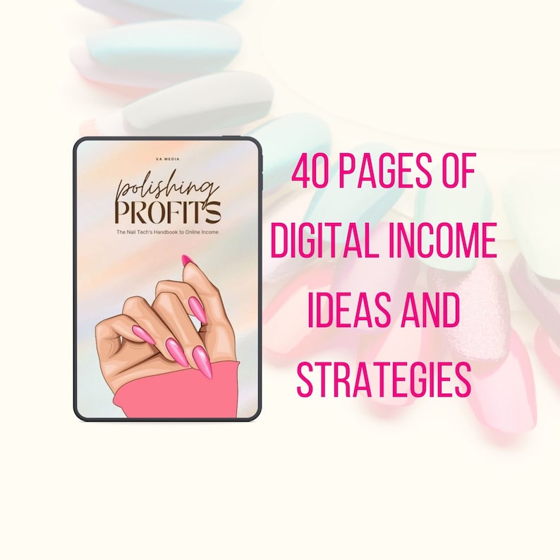 Nail Tech Digital Marketing Guide, Online Income Ideas (ebook) - Etsy
