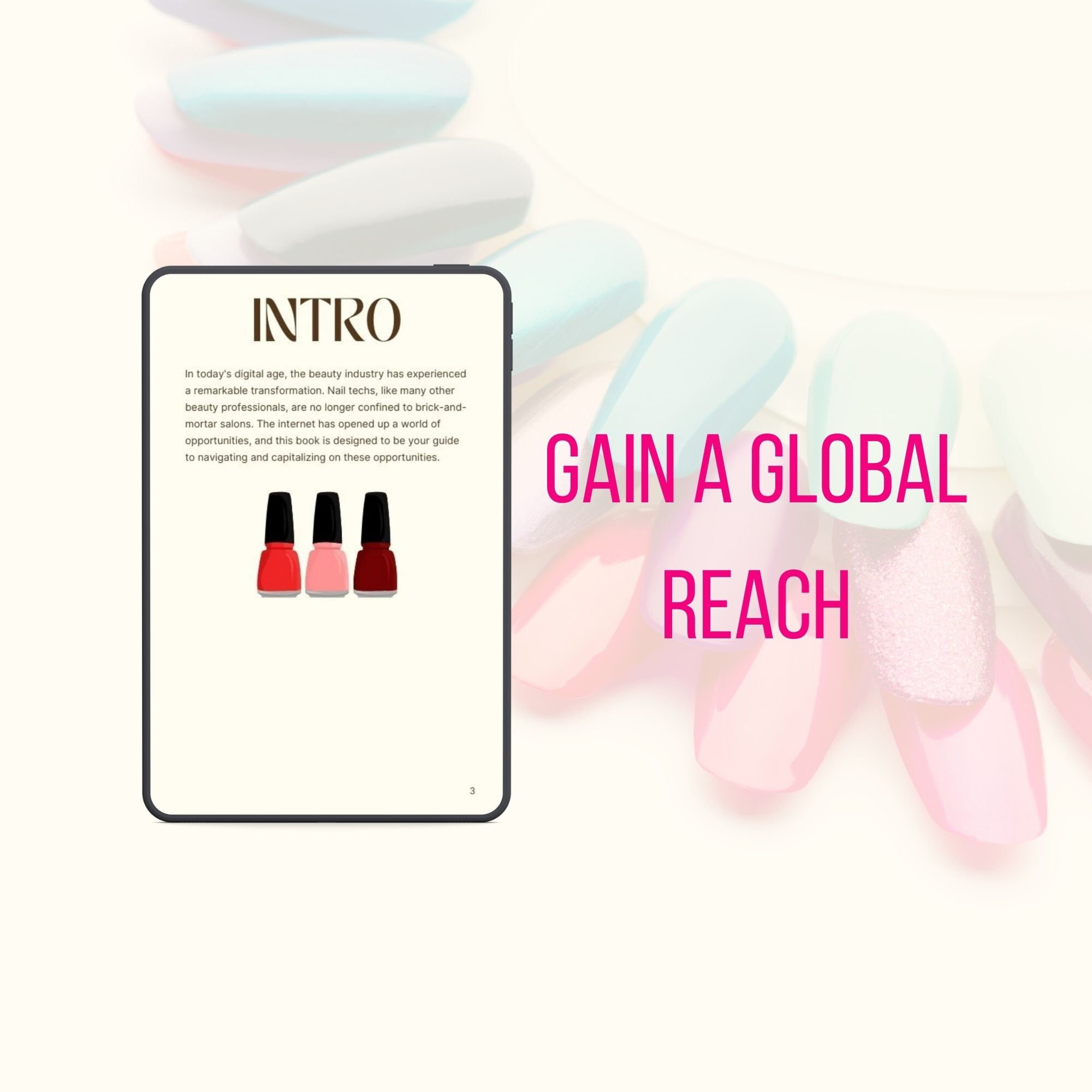 Nail Tech Digital Marketing Business Plan for Nail - Etsy