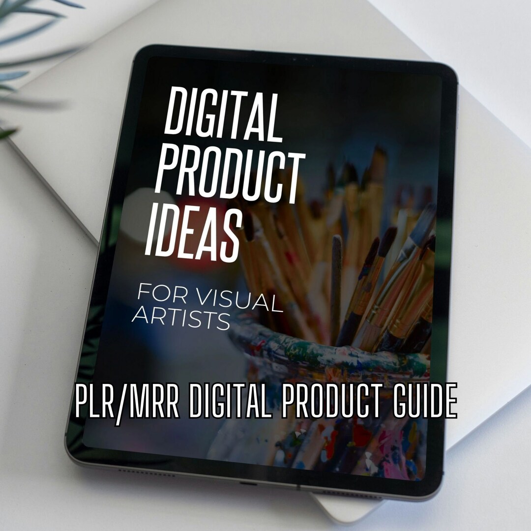 Digital Product Ideas Guide for Visual Artists, PLR MRR (PDF) - Etsy