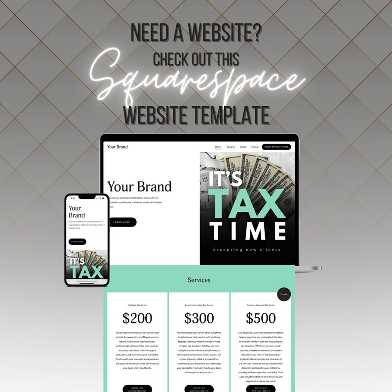 Tax Prep Flyers 2026 Bundle, Editable Tax Flyer Canva Template for Tax ...