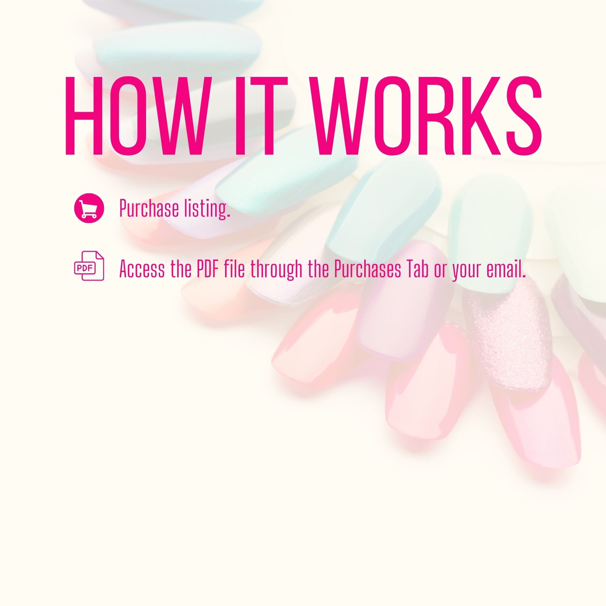 Nail Tech Digital Marketing Business Plan for Nail - Etsy