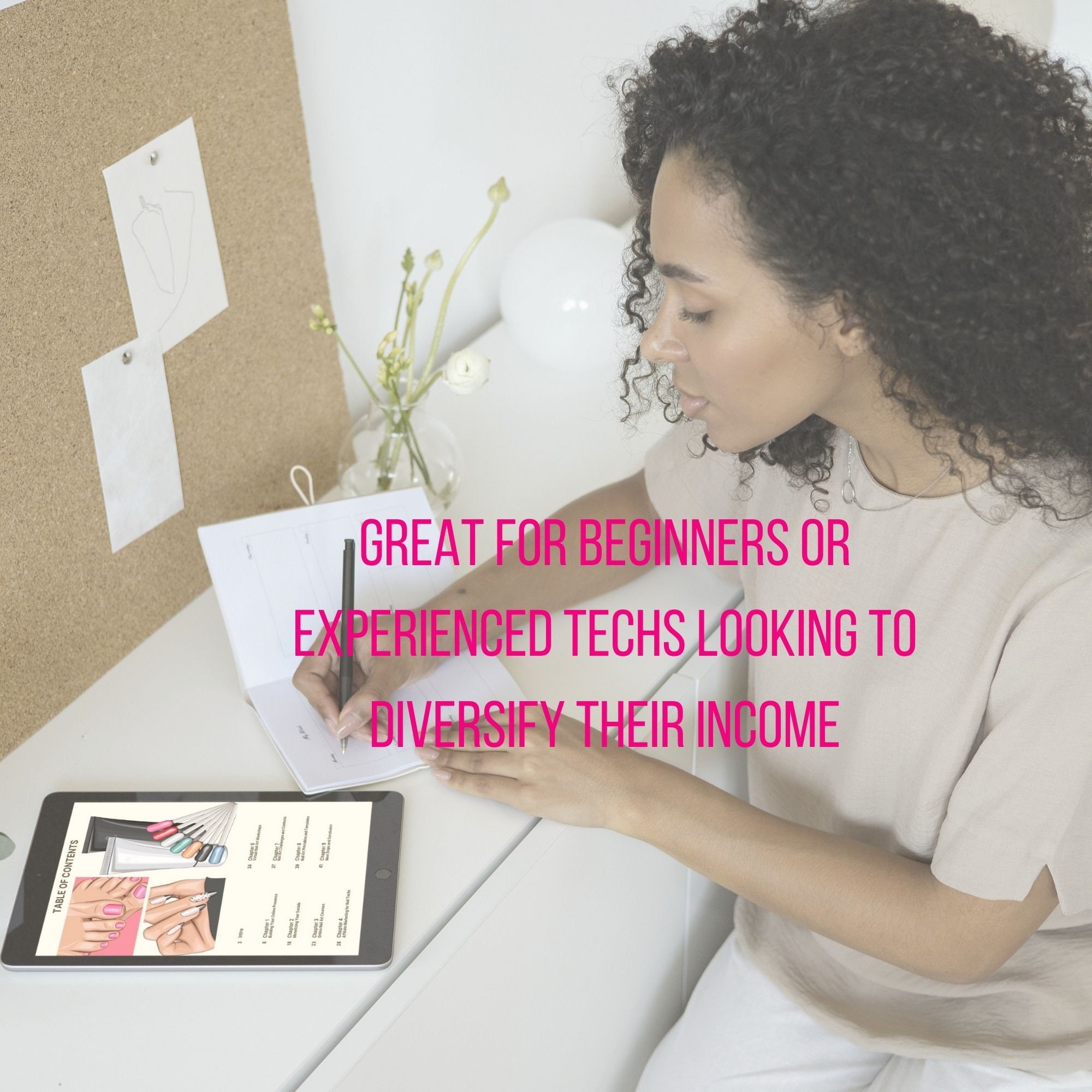 Nail Tech Digital Marketing Business Plan for Nail - Etsy