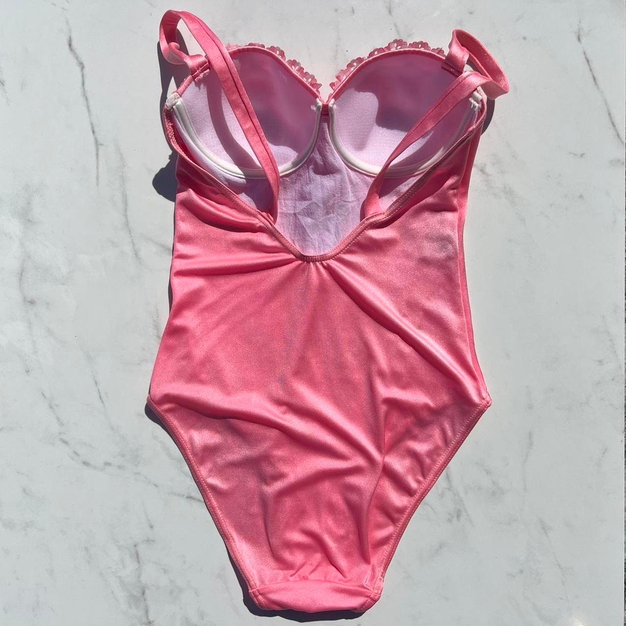 1990s Pink Eyelet One Piece Etsy