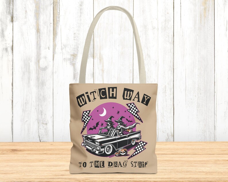 Drag Strip Racing Tote Shoulder Bag, All Over Print Tote, Farmers ...