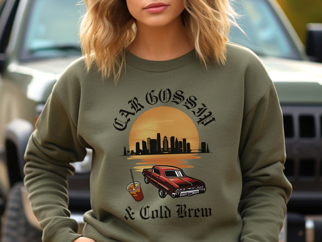 Lowrider Sweater, Car Sweatshirt, Female Friend Gift, Urban Streetwear ...